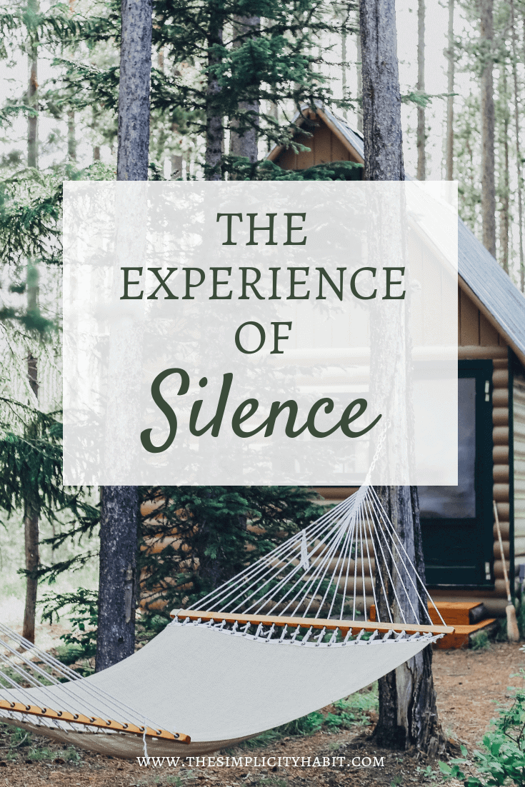 The Experience of Silence - The Simplicity Habit