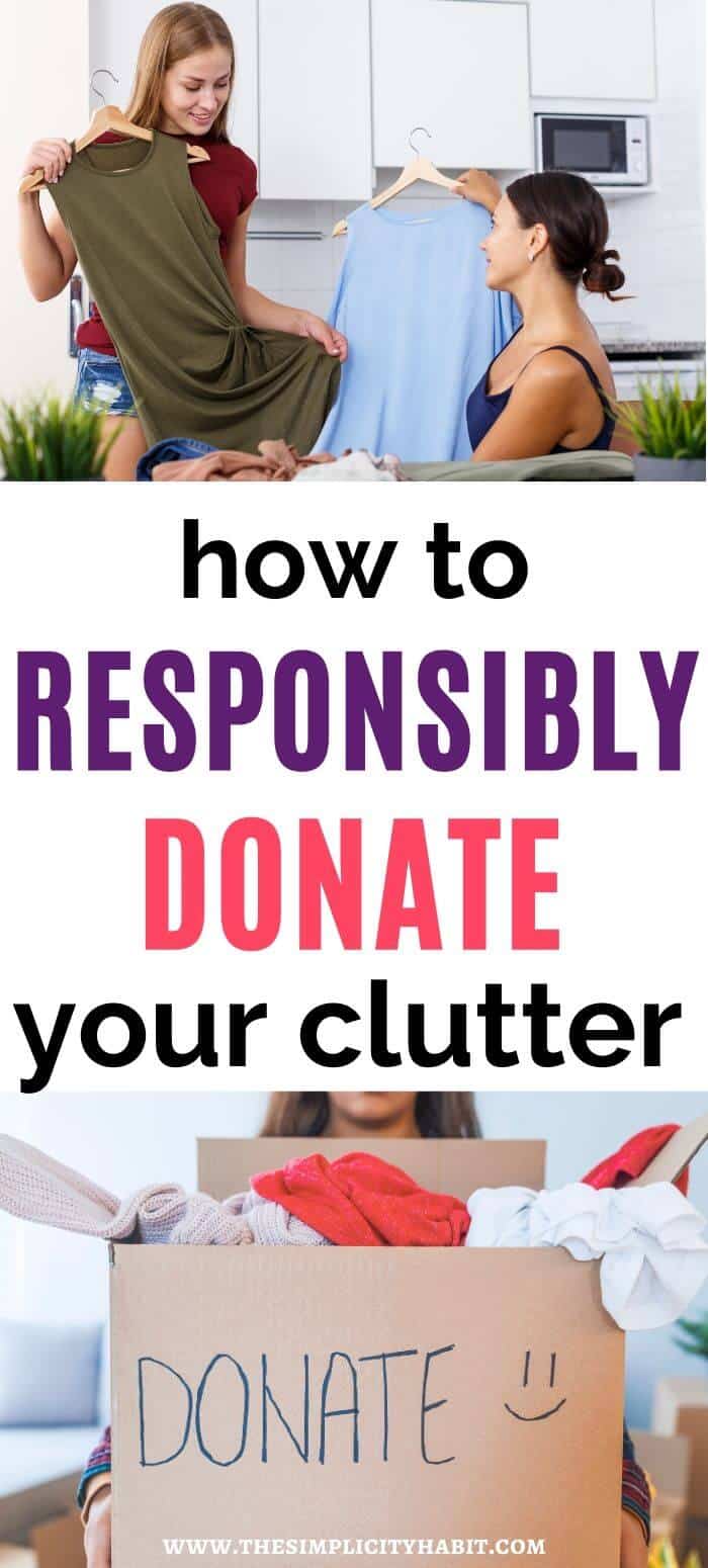 The 5 Best Ways to Responsibly Donate Your Clutter - The Simplicity Habit
