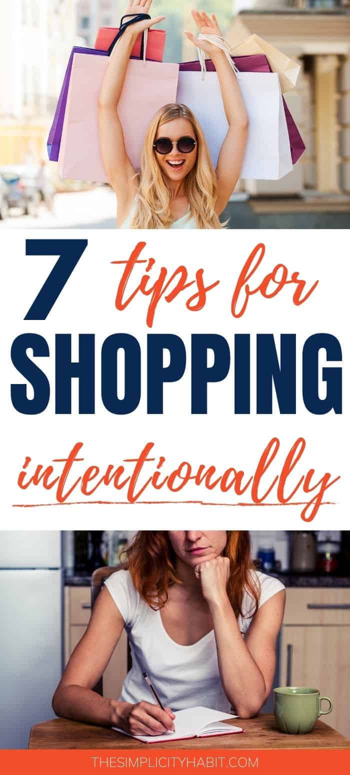How to Be More Intentional With Shopping - The Simplicity Habit