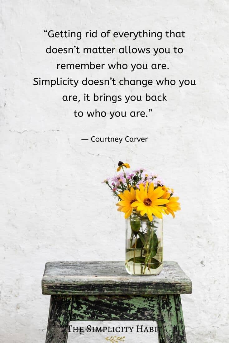 Quotes that will inspire you to live more simply - The Simplicity Habit