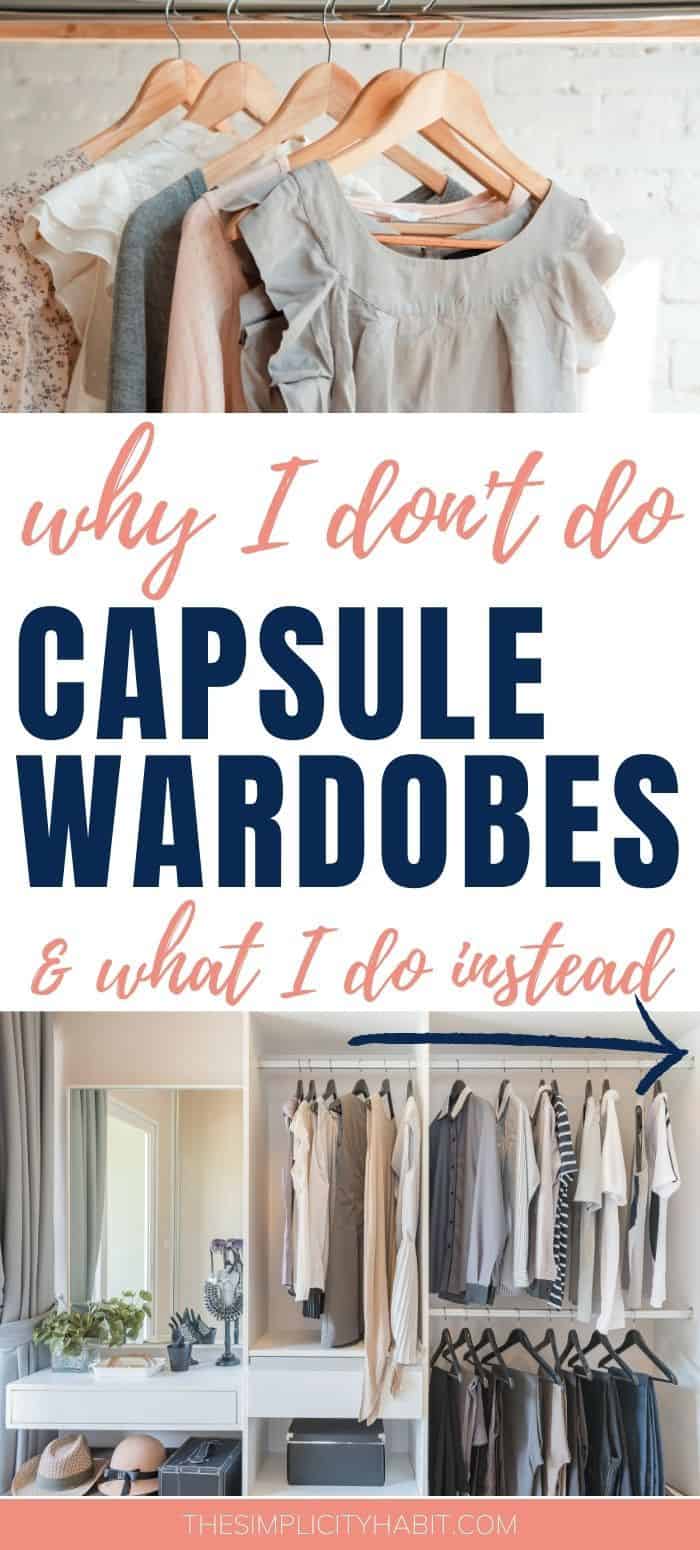 A Simple Alternative to a Capsule Wardrobe - The Simplicity Habit
