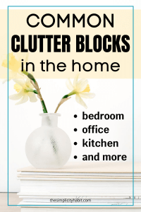 Clutter Blocks- How Your Stuff Holds You Back - The Simplicity Habit