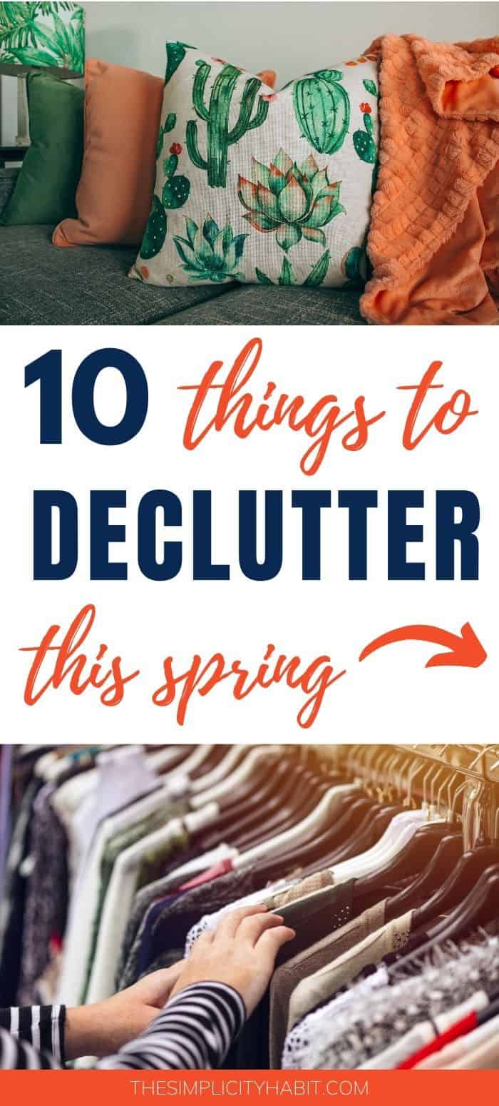 Spring Decluttering Checklist: 10 Helpful Items to Remove to Lighten ...