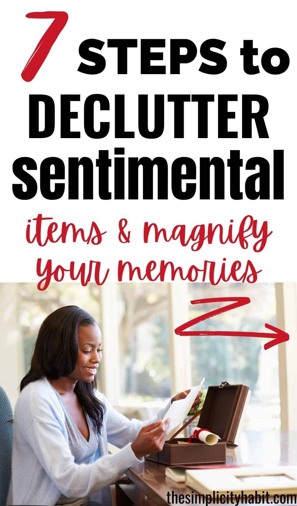 How to Declutter Sentimental Items & Magnify Your Memories - The Simplicity Habit