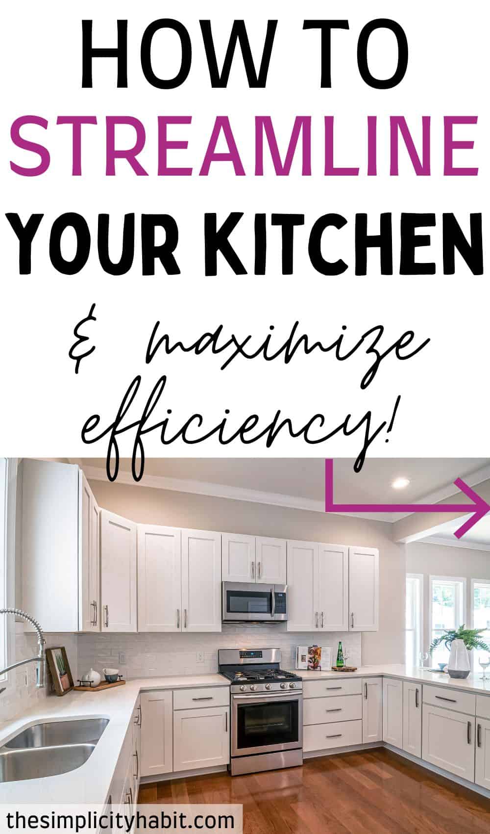 How to Streamline Your Kitchen to Maximize Efficiency - The Simplicity ...