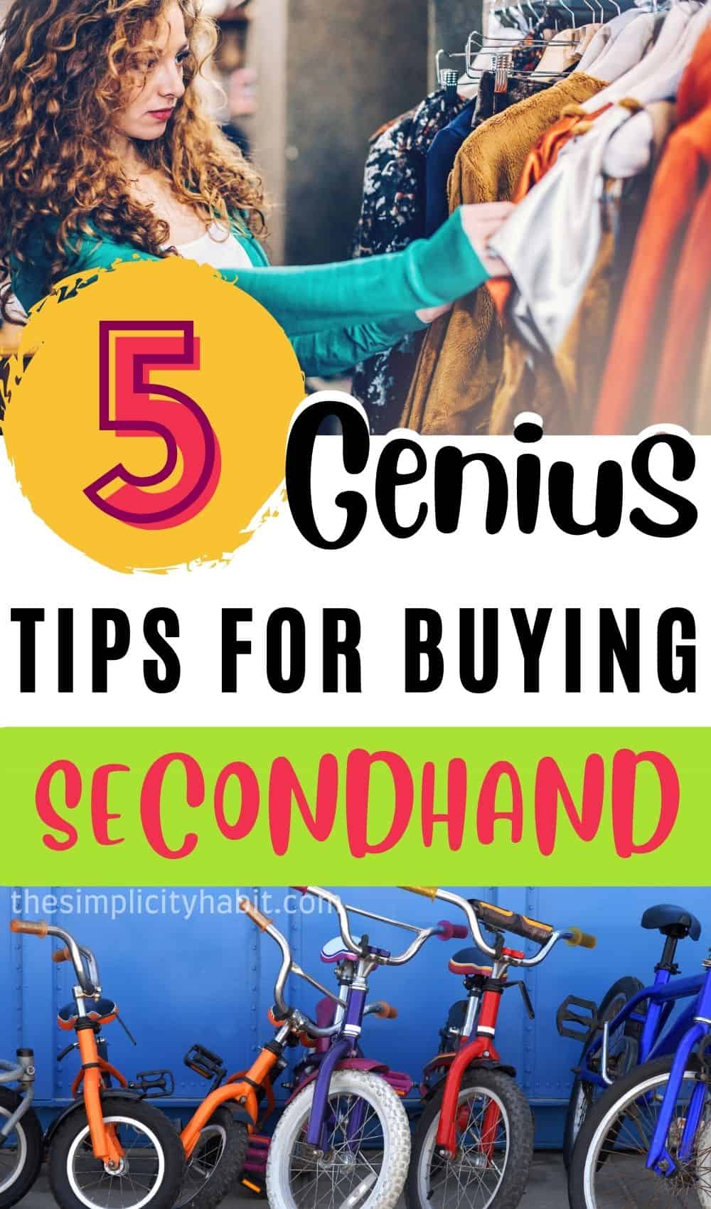 5 Helpful Tips for Buying Secondhand (& Used Items to Avoid) - The ...