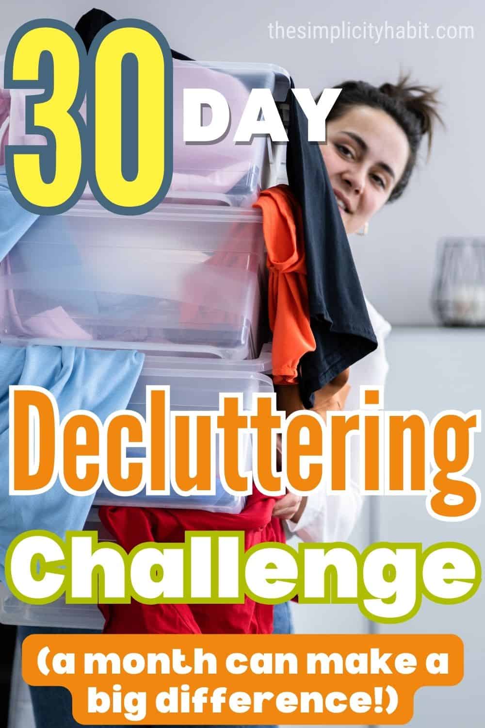 30-Day Decluttering Challenge: Easy Stuff to Eliminate In a Month - The ...
