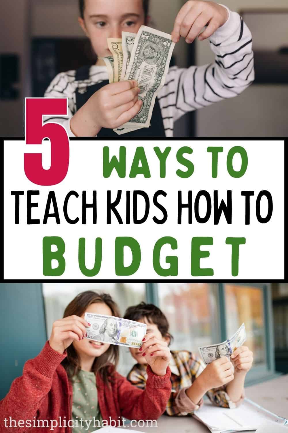 Budgeting for Kids: 5 Ways to Empower Your Kids to Manage Money - The ...