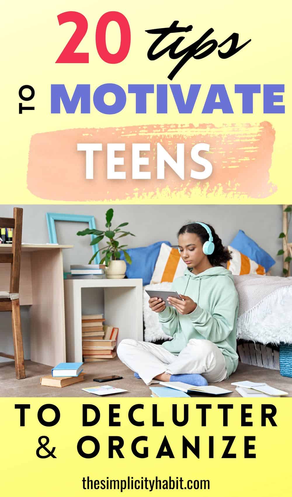 20 Tips to Motivate Your Teen to Declutter Their Room (by a Teen) - The ...